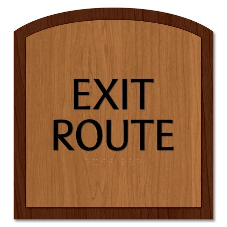 MTMC Sign Store | egress signs woodland collection sign styles