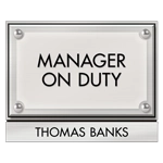 MTMC Sign Store | manager on duty signs lennox 1 lennox sign styles