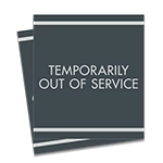 MTMC Sign Store | out of service graphics health and wellness fyi signs