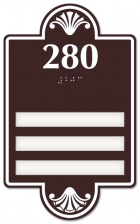 MTMC Sign Store | room number signs tivoli sign styles