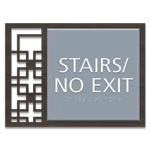 MTMC Sign Store | stairs elevator signs diverge sign styles
